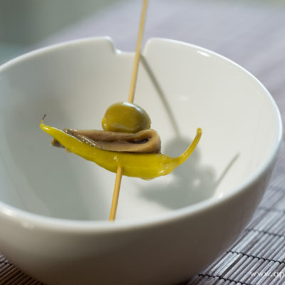 Receta de gildas, el pintxo estrella.